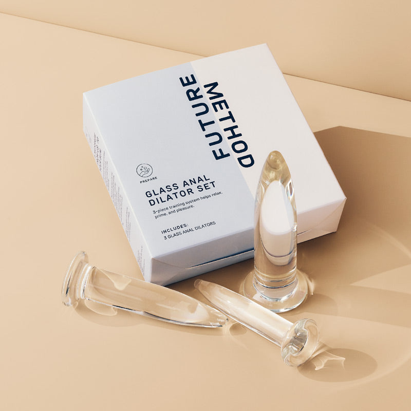 Glass Anal Dilator Set - Anal Stretching Kit | Future Method