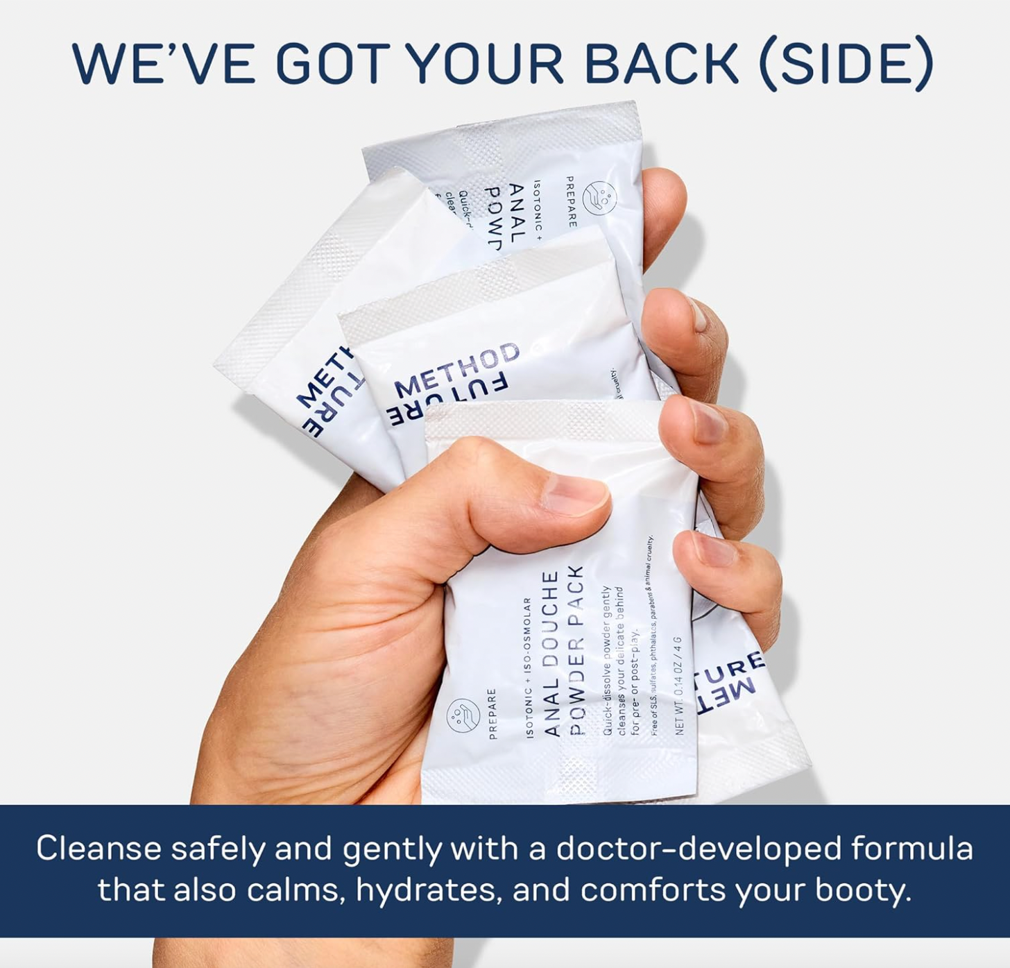 Anal Douche Powder Packs - Travel Douche Kit | Future Method